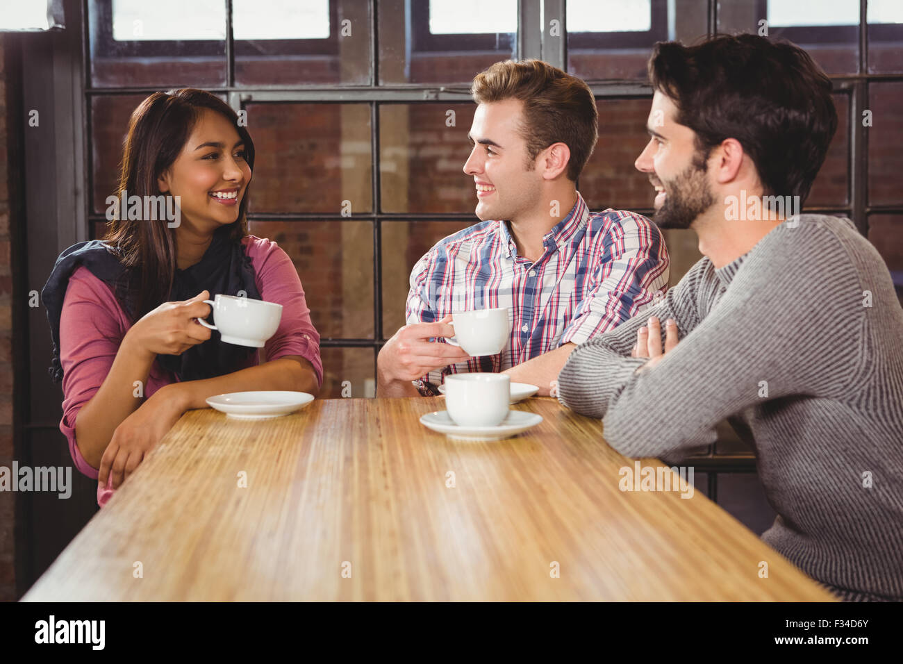 Group of friends enjoying a breakfast Stock Photo - Alamy