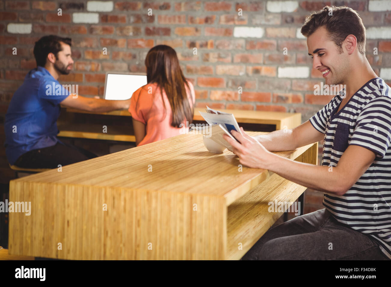 Young indian focused man hi-res stock photography and images - Alamy