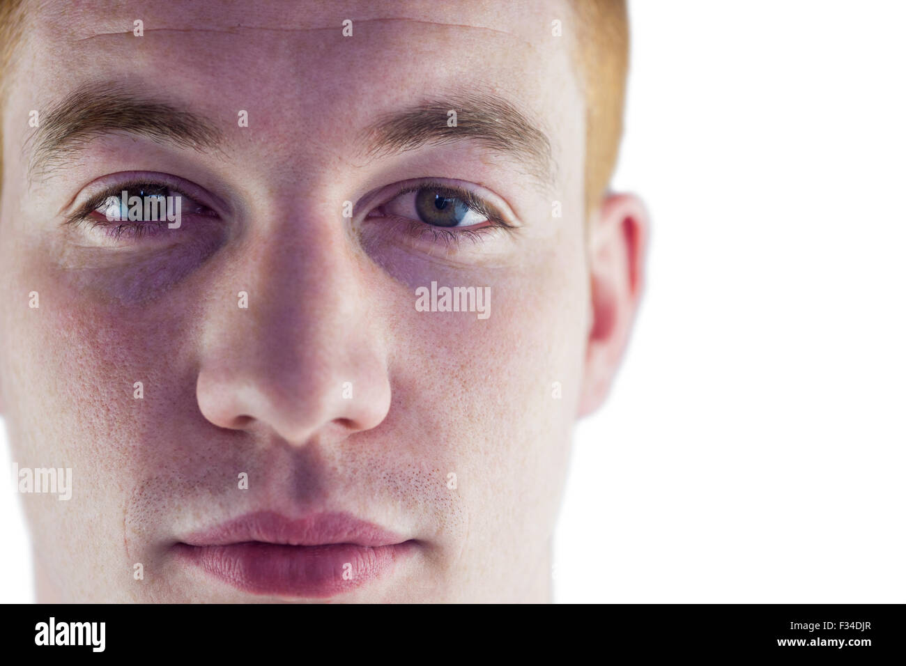 Close up of a face Stock Photo - Alamy