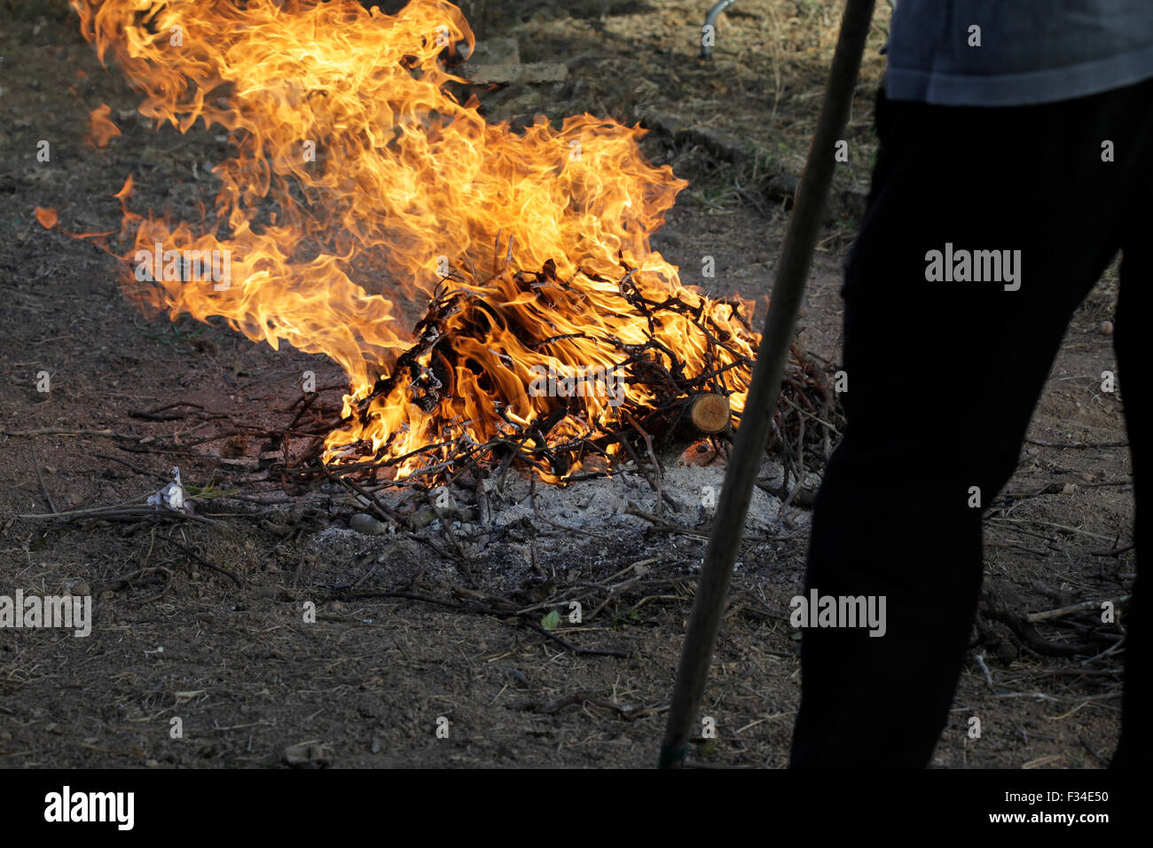 Fire and flames Stock Photo - Alamy