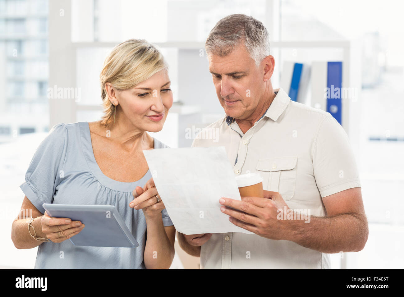Attentive mature businessman showing hi-res stock photography and ...