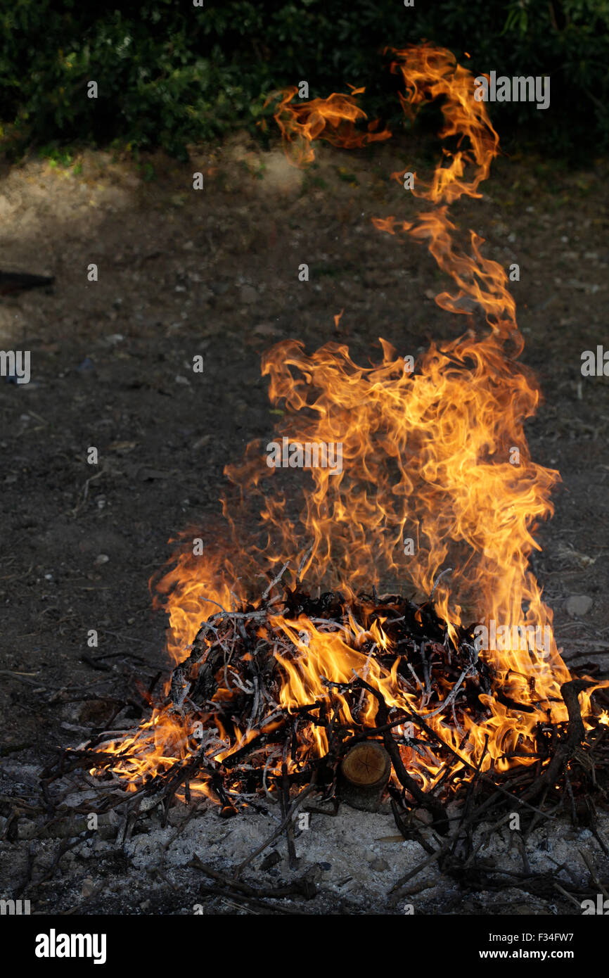 Fire and flames Stock Photo - Alamy