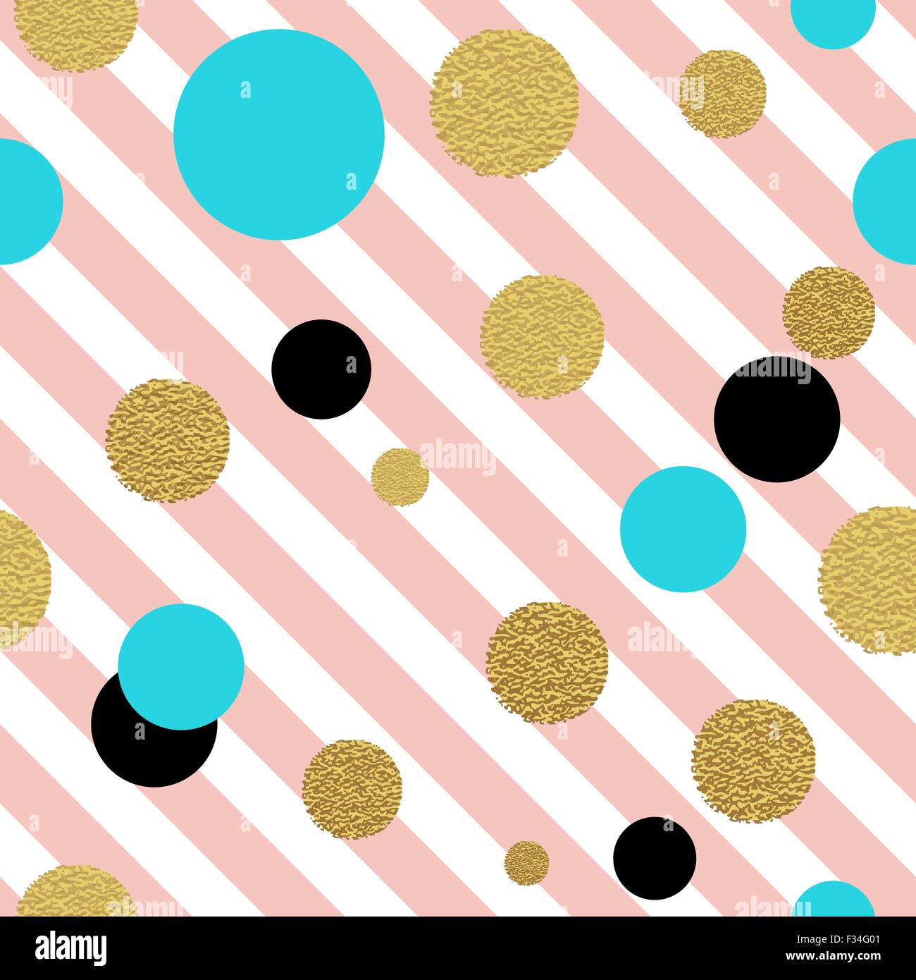 Classic dotted seamless gold glitter pattern Stock Vector Image & Art ...