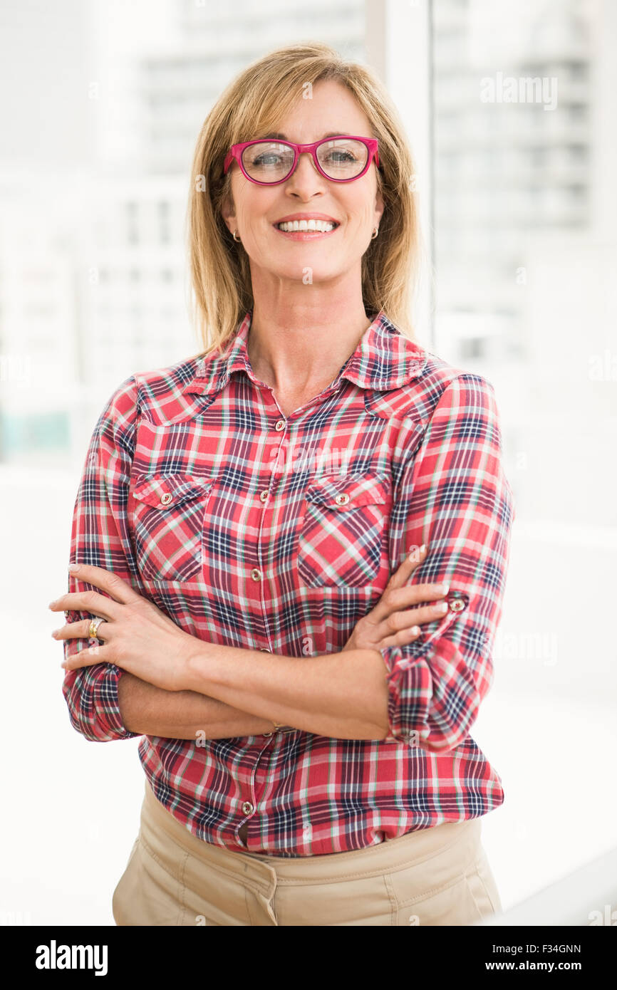 Woman crossed arms start hi-res stock photography and images - Alamy