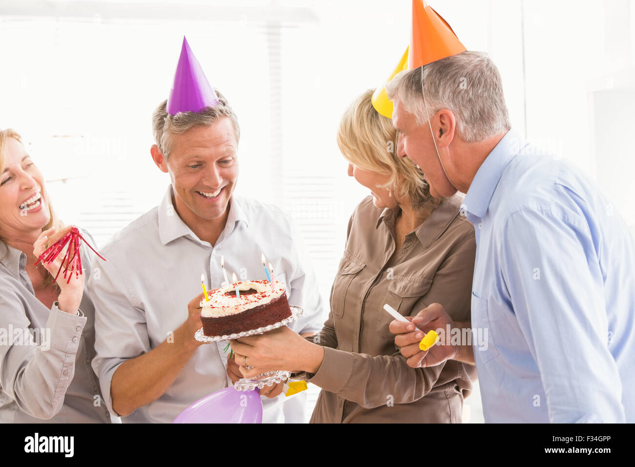 Happy laughing smiling celebrating hi-res stock photography and images ...