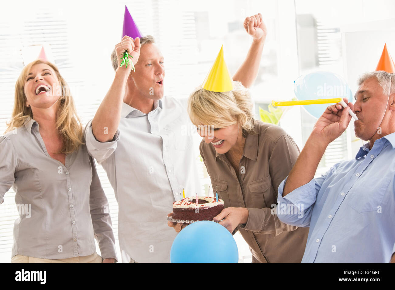Celebrating fun hi-res stock photography and images - Alamy