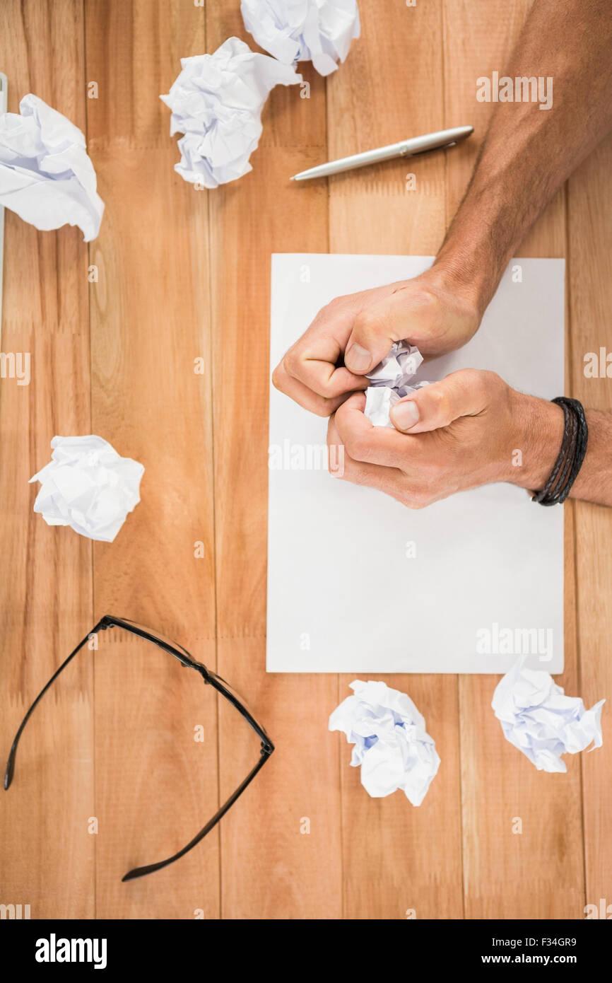 Paper Crumpling Transitions