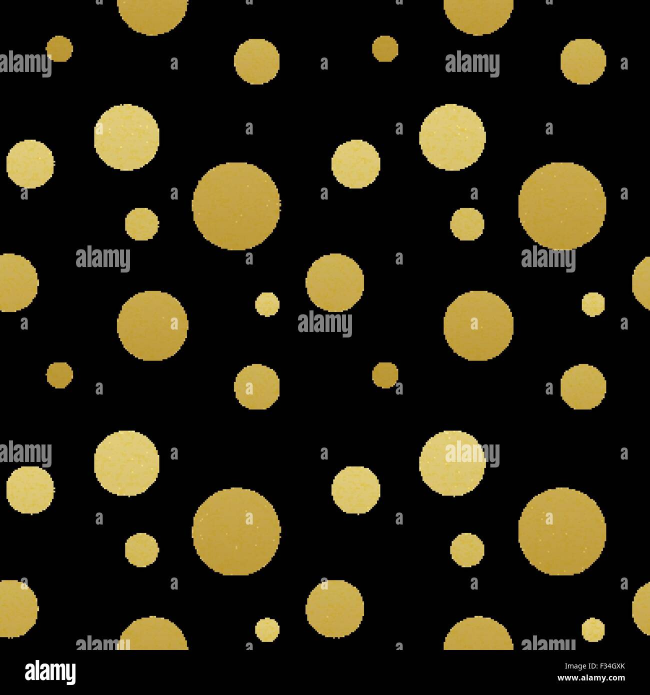 Classic Dotted Seamless Gold Glitter Pattern Stock Vector Image And Art Alamy