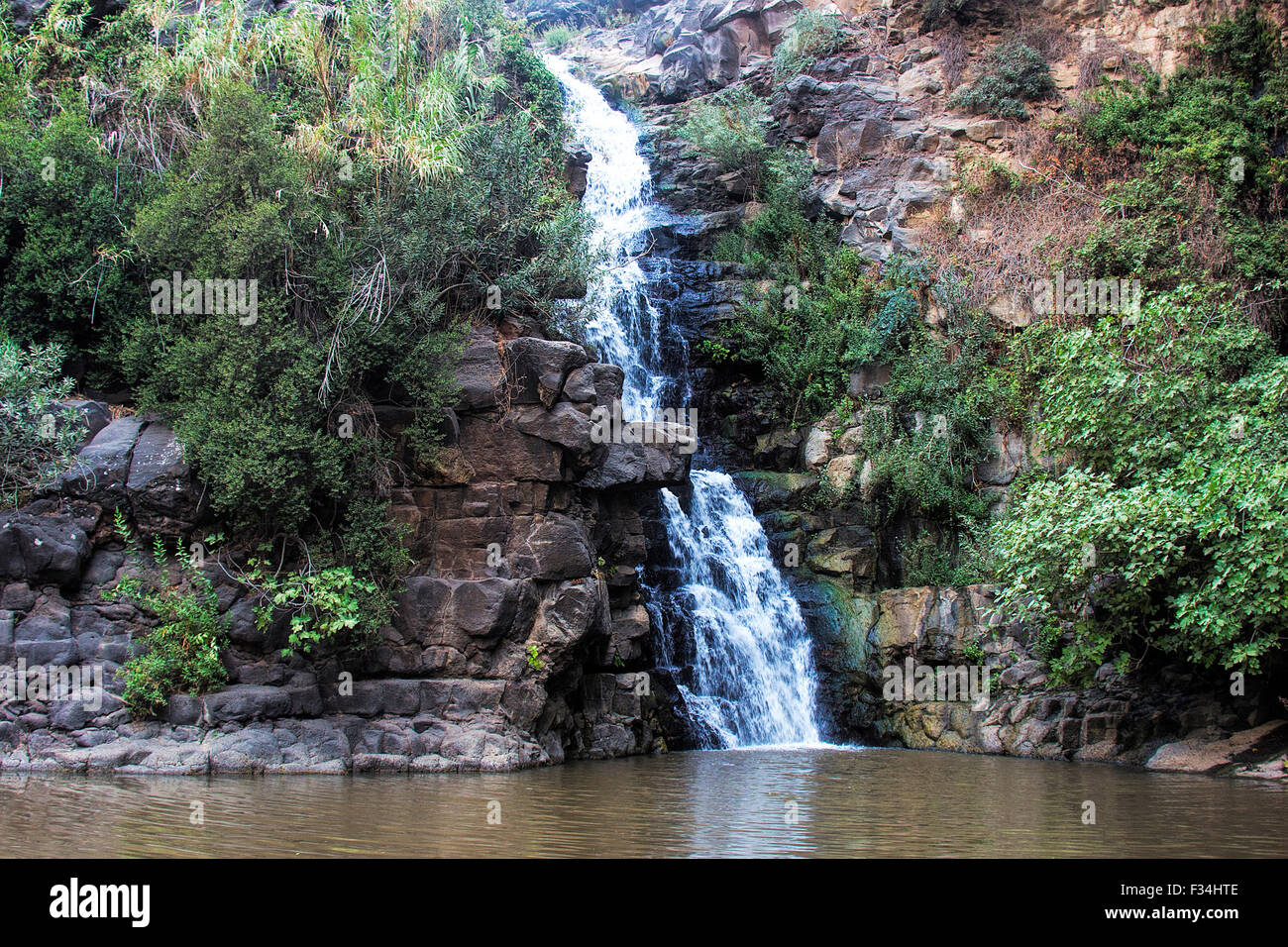 Israel waterfall hi-res stock photography and images - Alamy