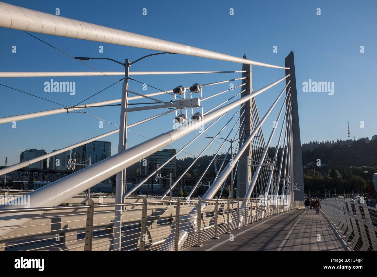 The new 2015 bridge in Portland, Oregon. The Bridge is named Tillicum ...