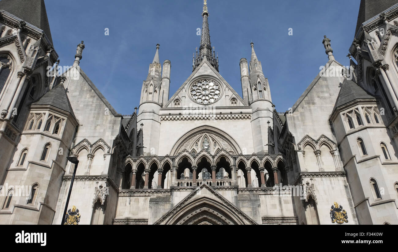 The Royal Courts of Justice Stock Photo - Alamy