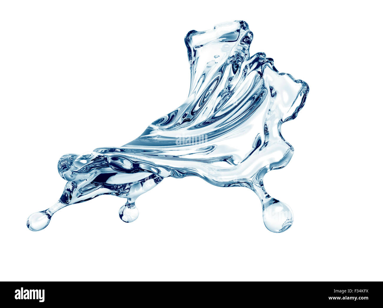 splash of water isolated on white with clipping path Stock Photo - Alamy
