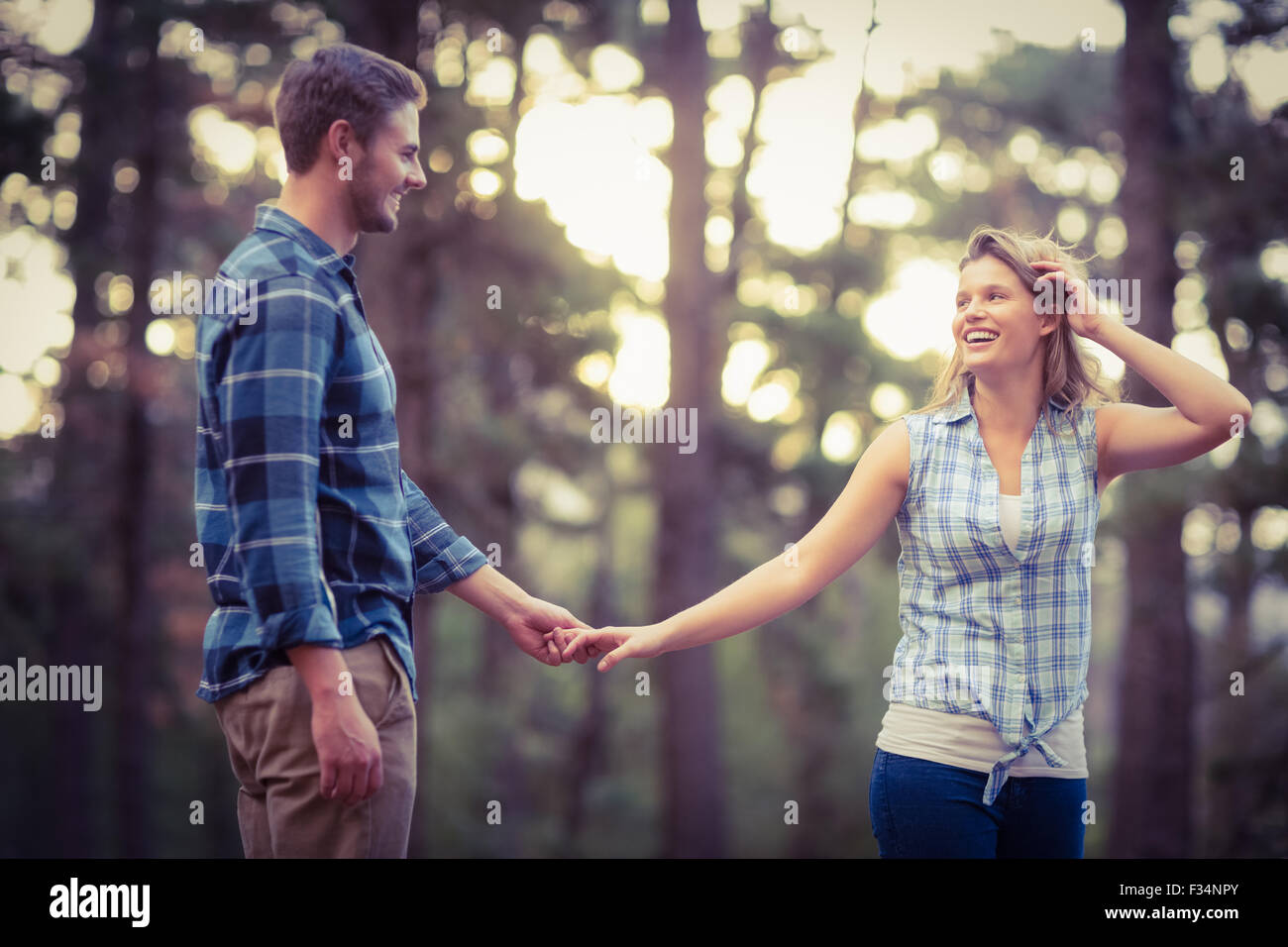Handsome man dancing smiling hi-res stock photography and images - Alamy