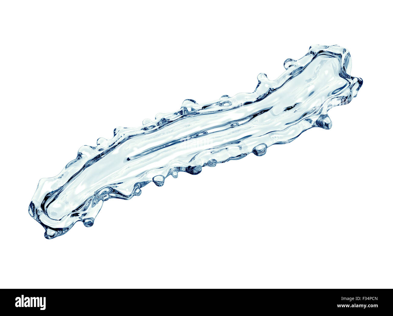 splash of water isolated on white with clipping path Stock Photo - Alamy