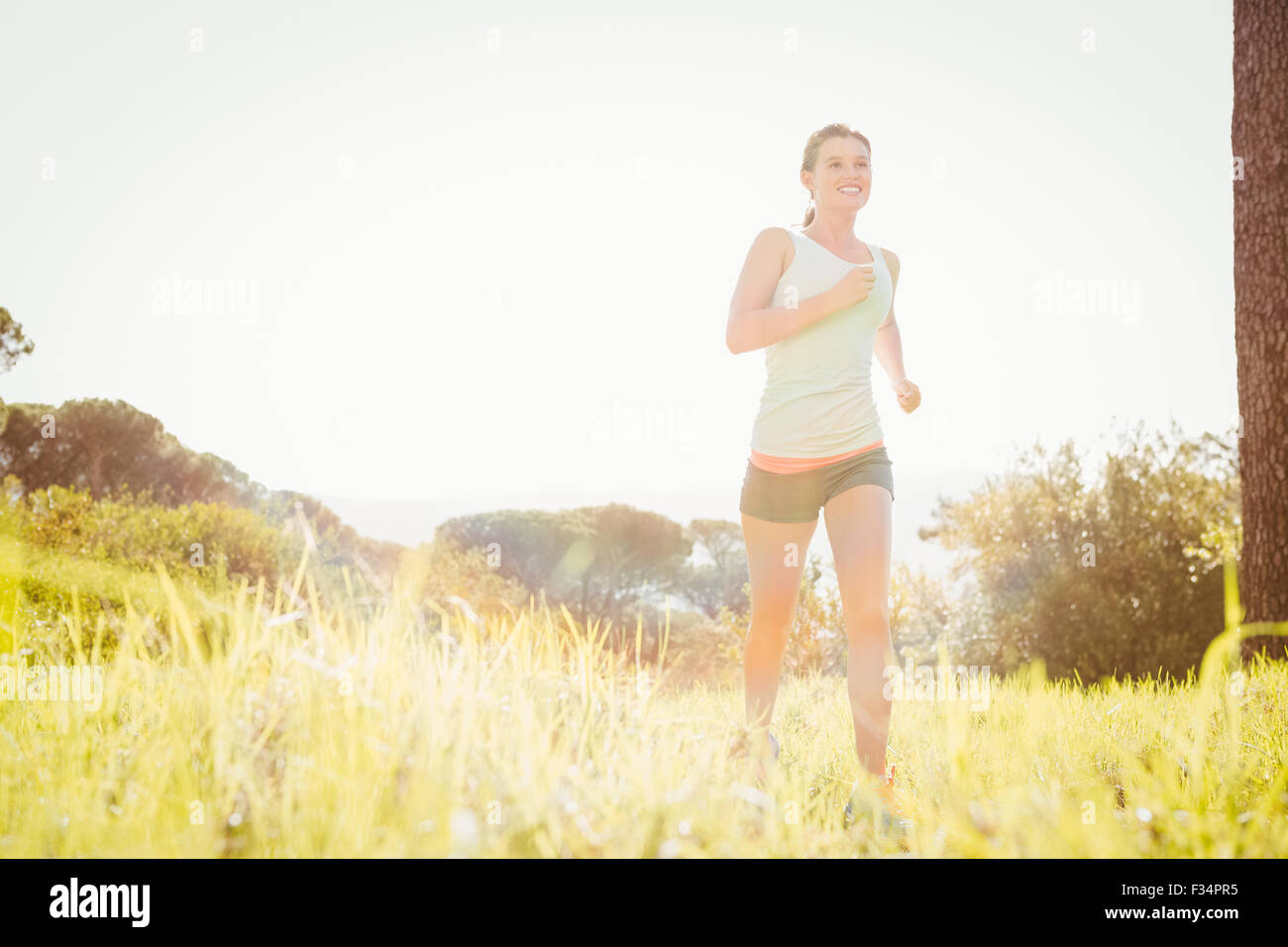 Young athlete jogging in hi-res stock photography and images - Alamy