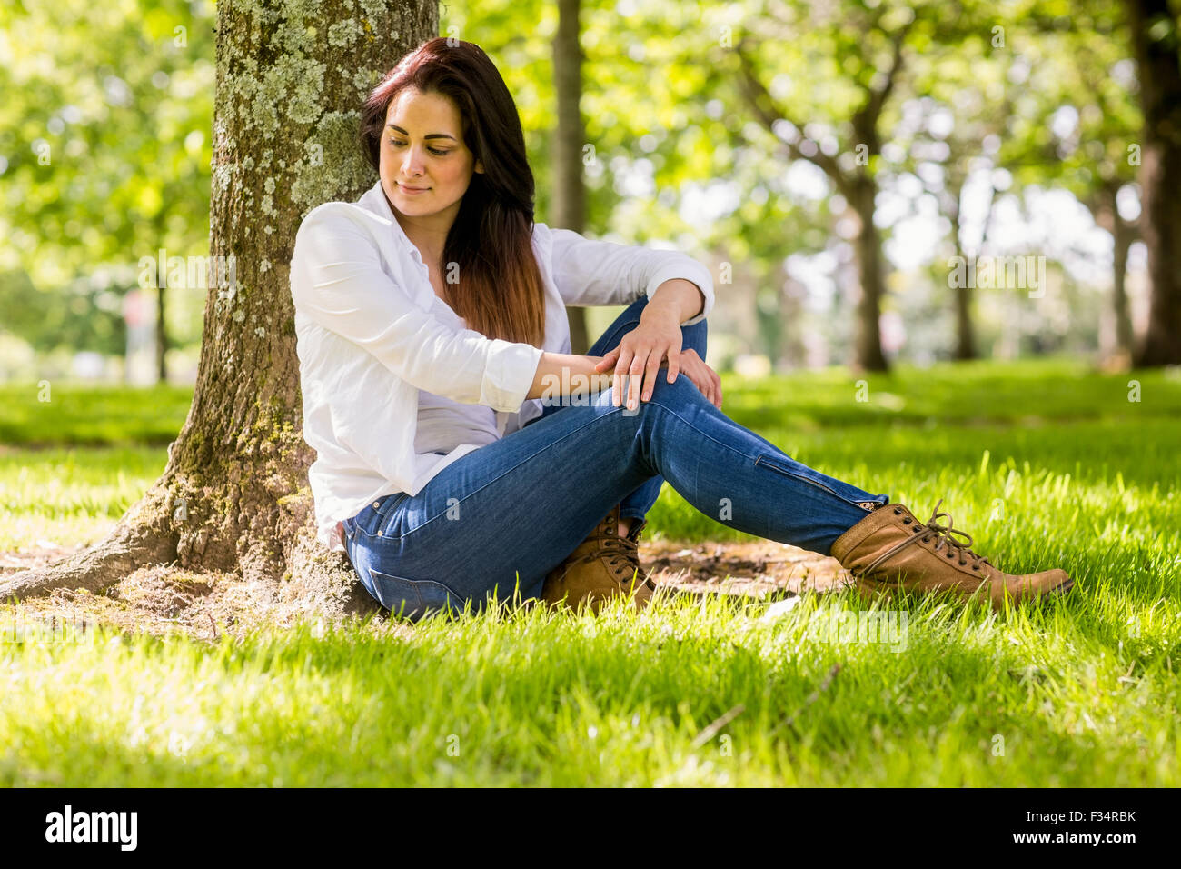 Beautiful stylish woman relaxing hi-res stock photography and images - Alamy