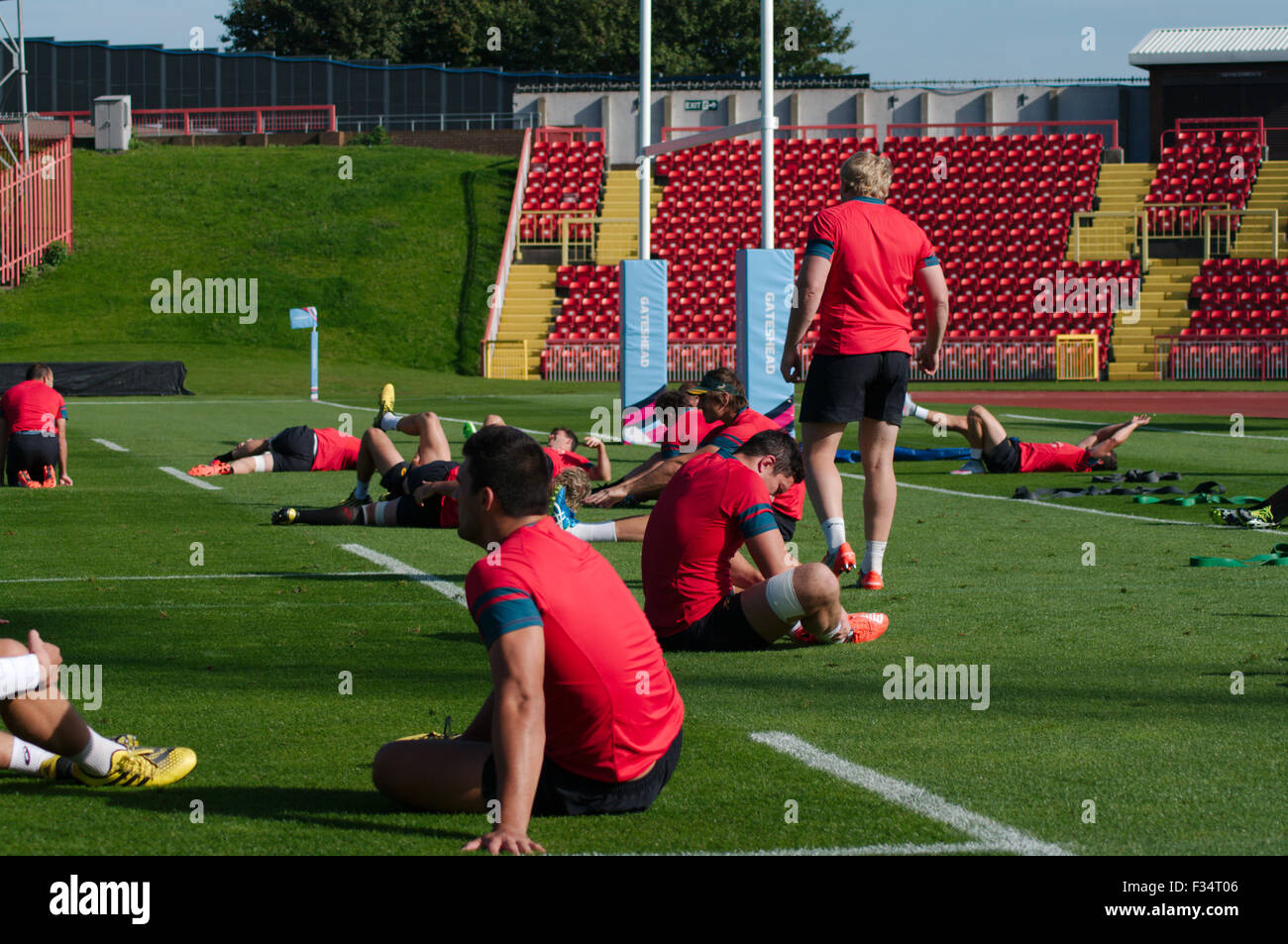 South Africa Rugby World Cup training, Gateshead International Stadium ...