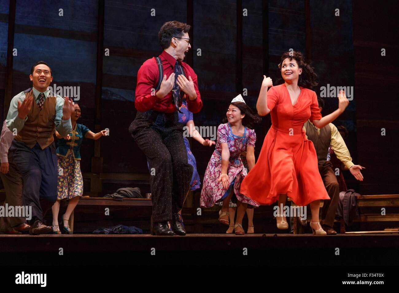 New York, NY, USA. 29th Sep, 2015. Michael K. Lee, Lea Salonga in ...