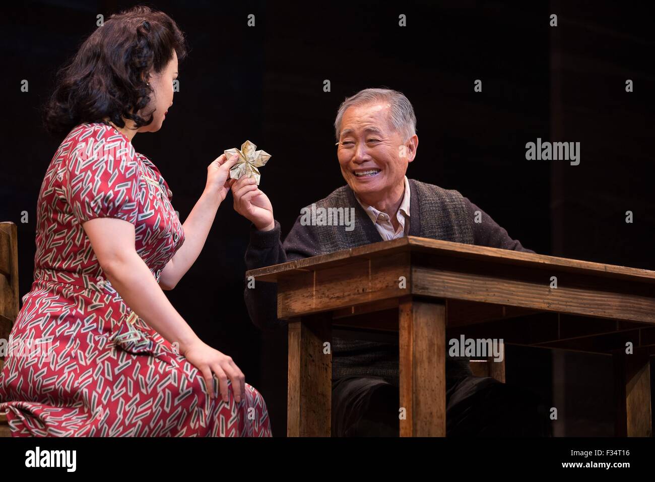New York, NY, USA. 29th Sep, 2015. Lea Salonga, George Takei in ...