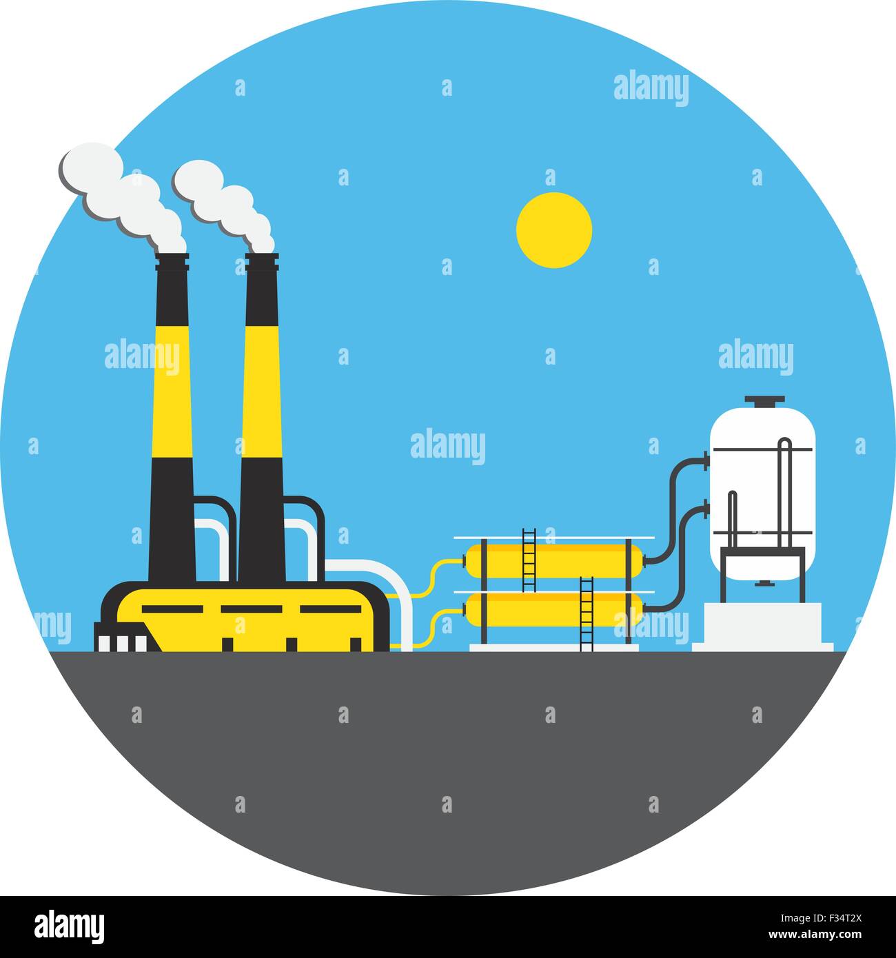 Colorful NPP picture with sun Stock Vector Image & Art - Alamy