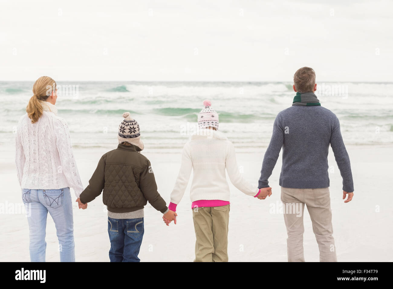 Happy family enjoying a nice day out Stock Photo - Alamy