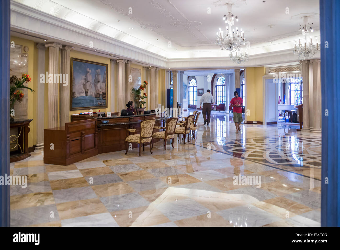 Reception, Tower rooms, ITC Windsor Hotel, Bengaluru, Karnataka, India ...