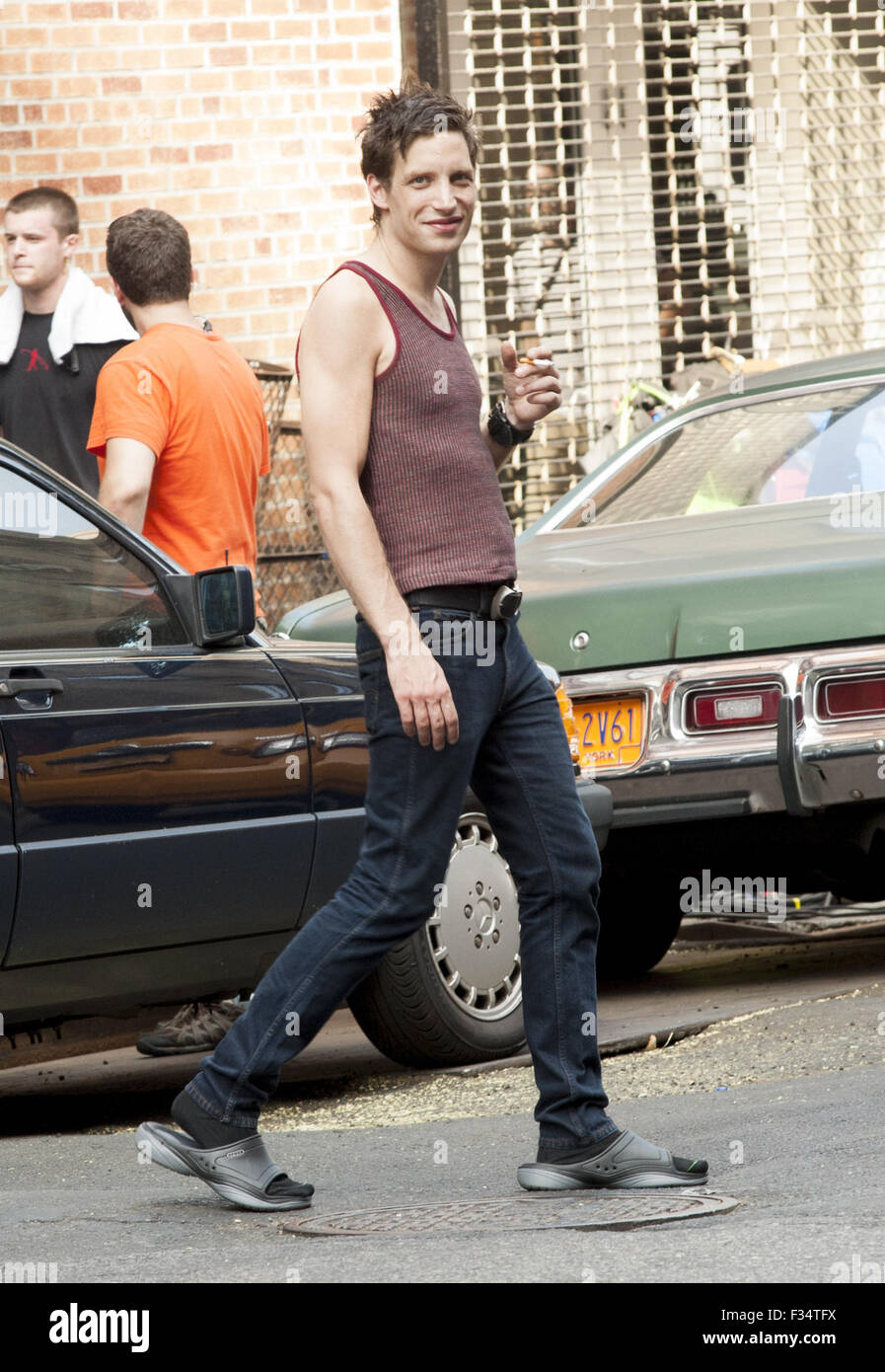 James Jagger on the set of HBO's untitled Rock n Roll project Featuring ...