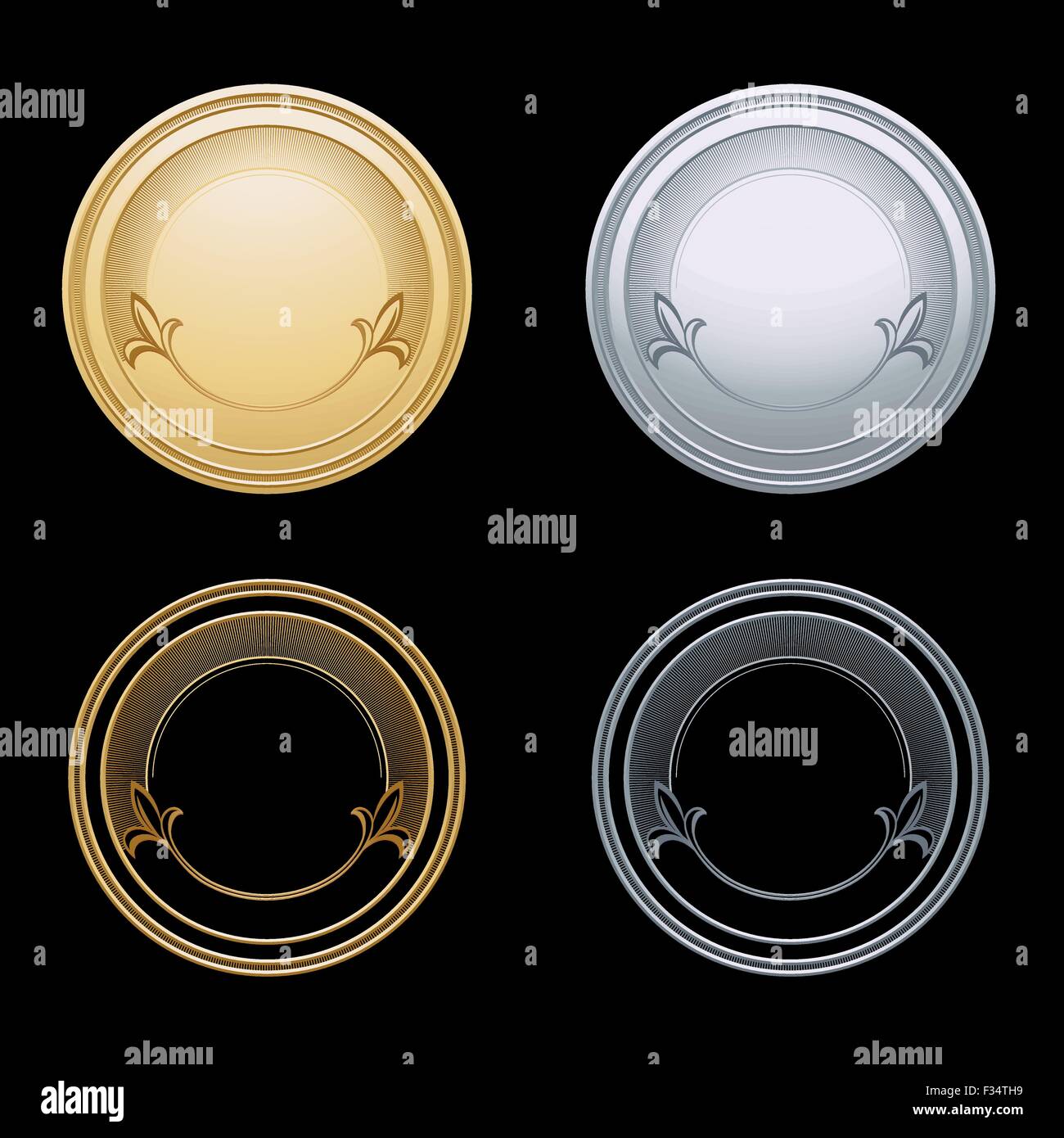 Blank token, vector illustration Stock Vector Image & Art - Alamy