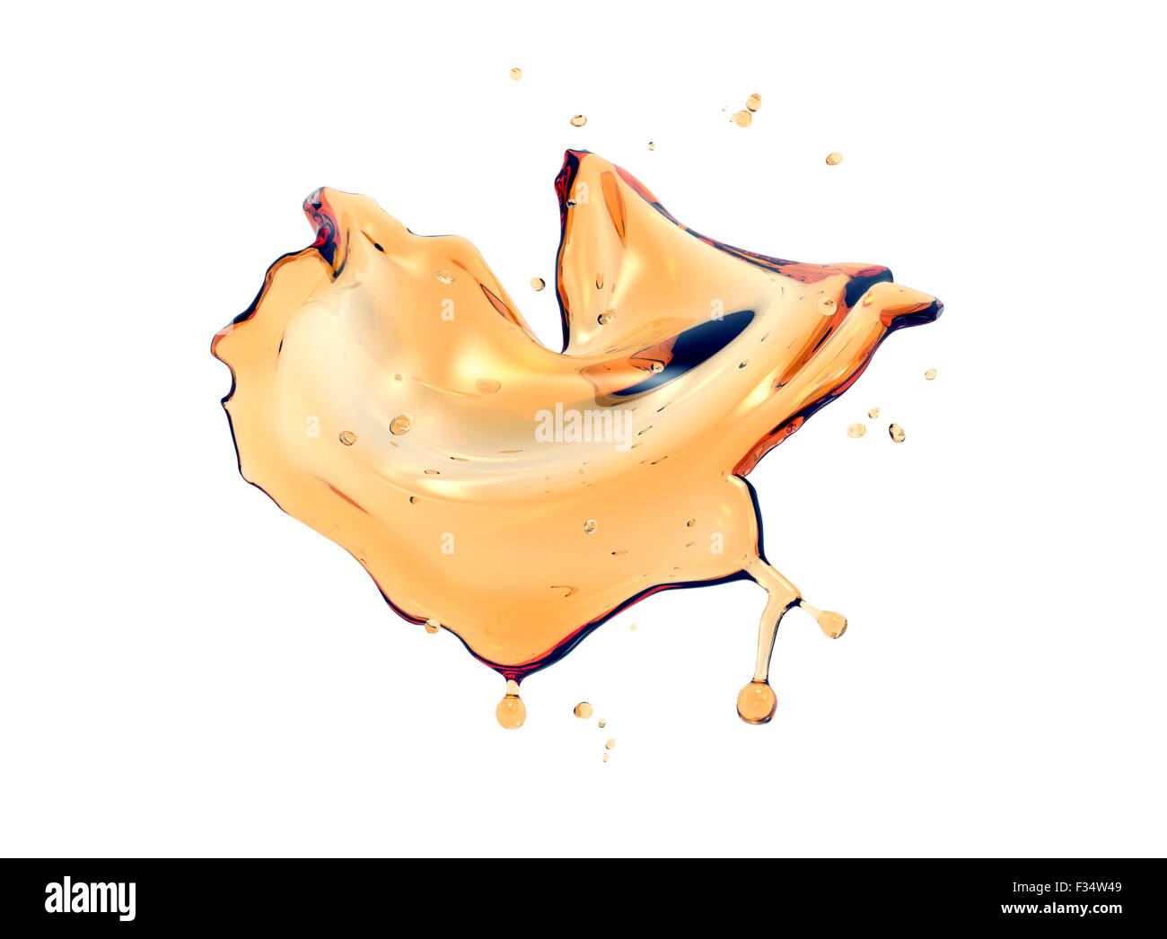 splash of oil isolated on white with clipping path Stock Photo - Alamy
