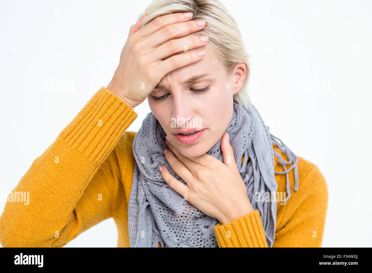 Headache and temperature hi-res stock photography and images - Alamy
