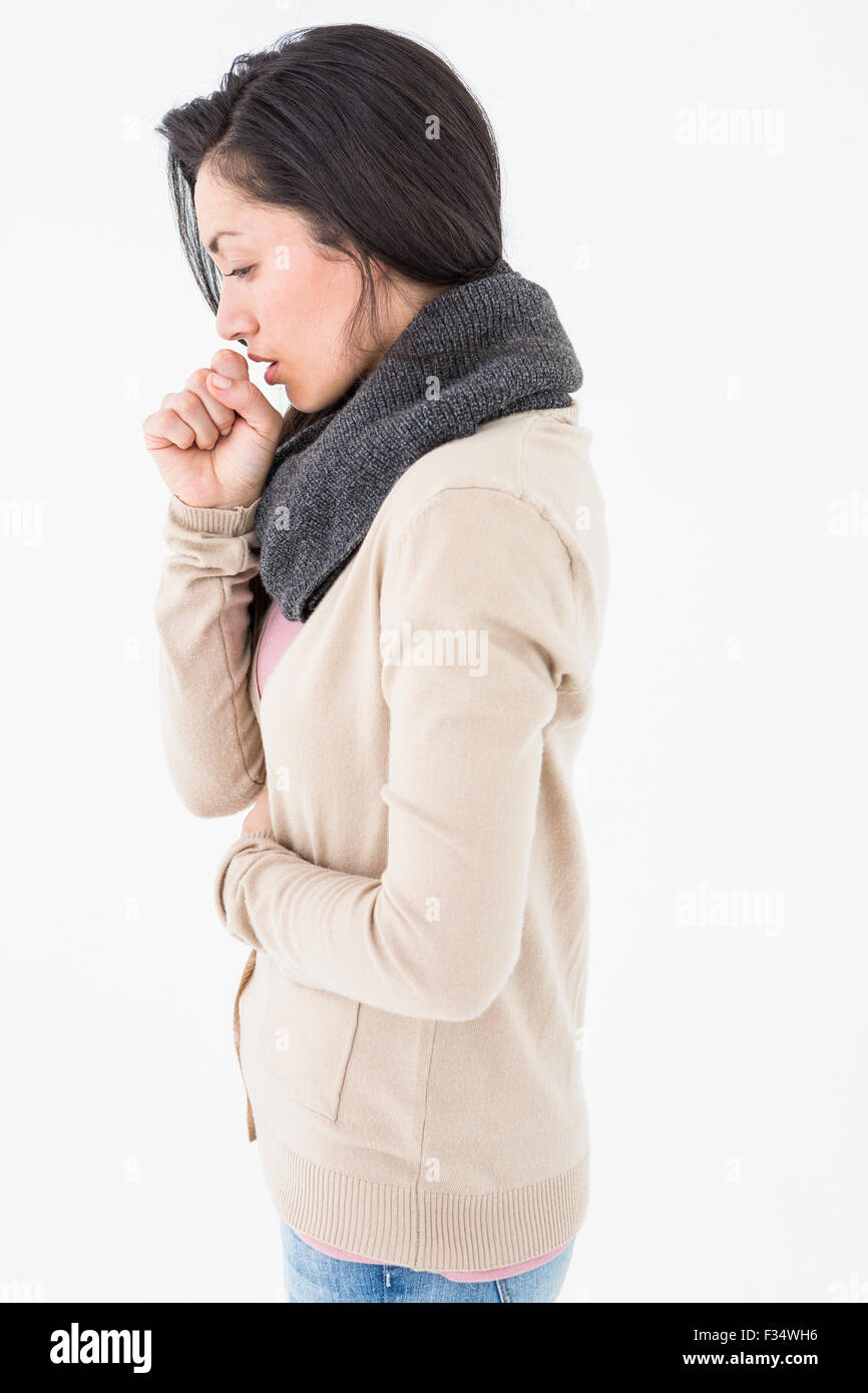 Woman coughing fit hi-res stock photography and images - Alamy