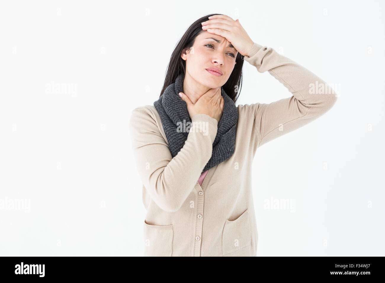 Sick touching hi-res stock photography and images - Alamy
