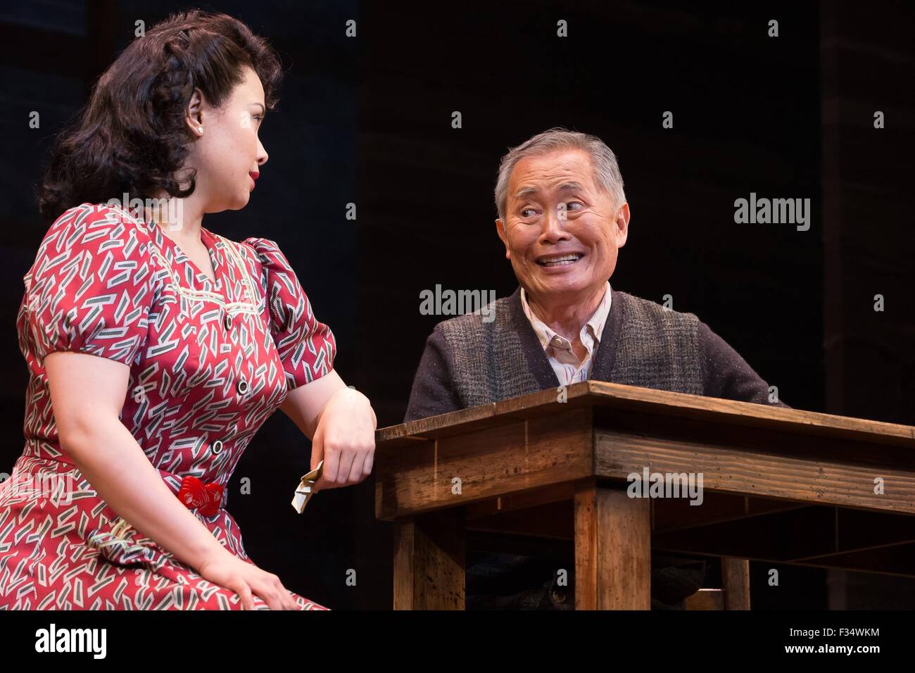 New York, NY, USA. 29th Sep, 2015. Lea Salonga, George Takei in ...