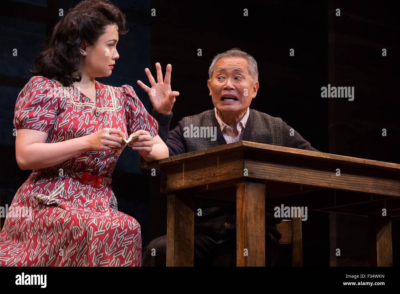 New York, NY, USA. 29th Sep, 2015. Lea Salonga, George Takei in ...
