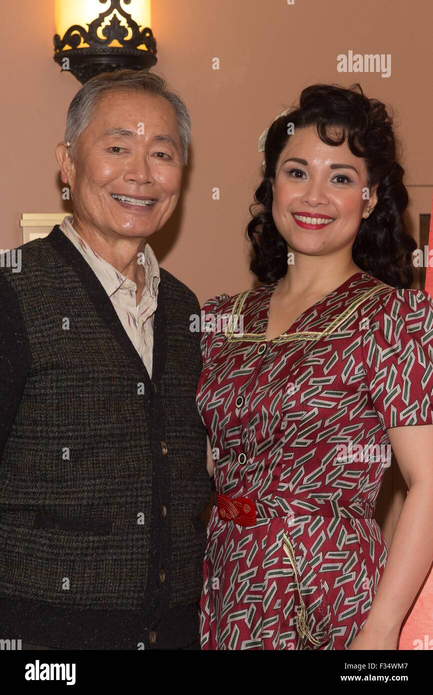 New York, NY, USA. 29th Sep, 2015. George Takei, Lea Salonga in ...