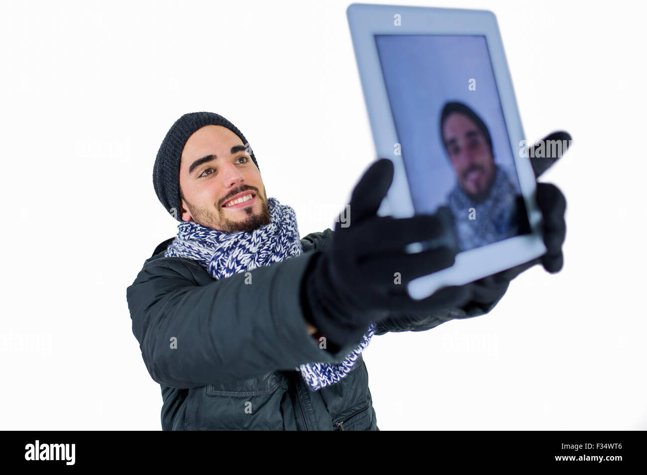 Young man take selfie hi-res stock photography and images - Alamy