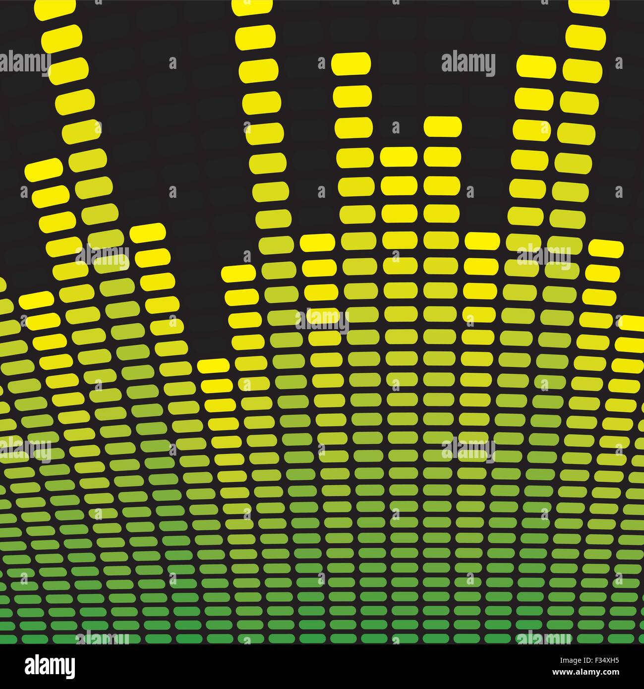 Green And Black Music Background