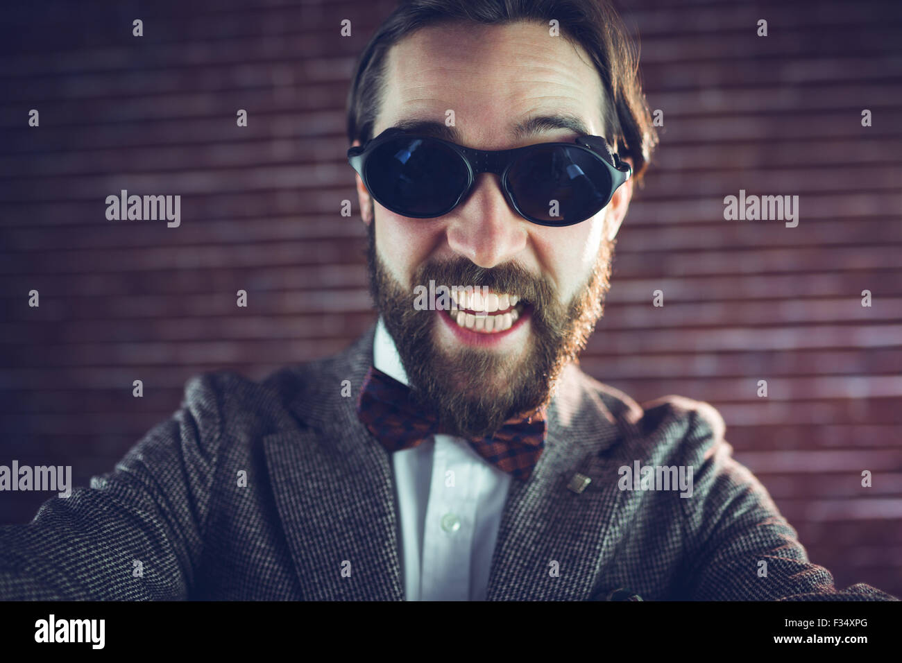 Portrait of angry man Stock Photo - Alamy