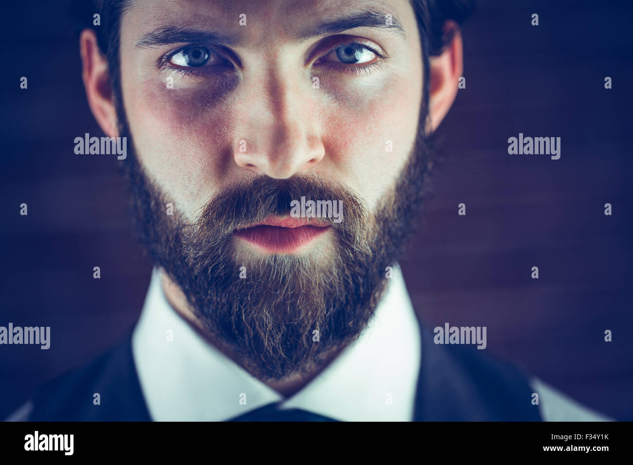 Portrait of serious man Stock Photo - Alamy