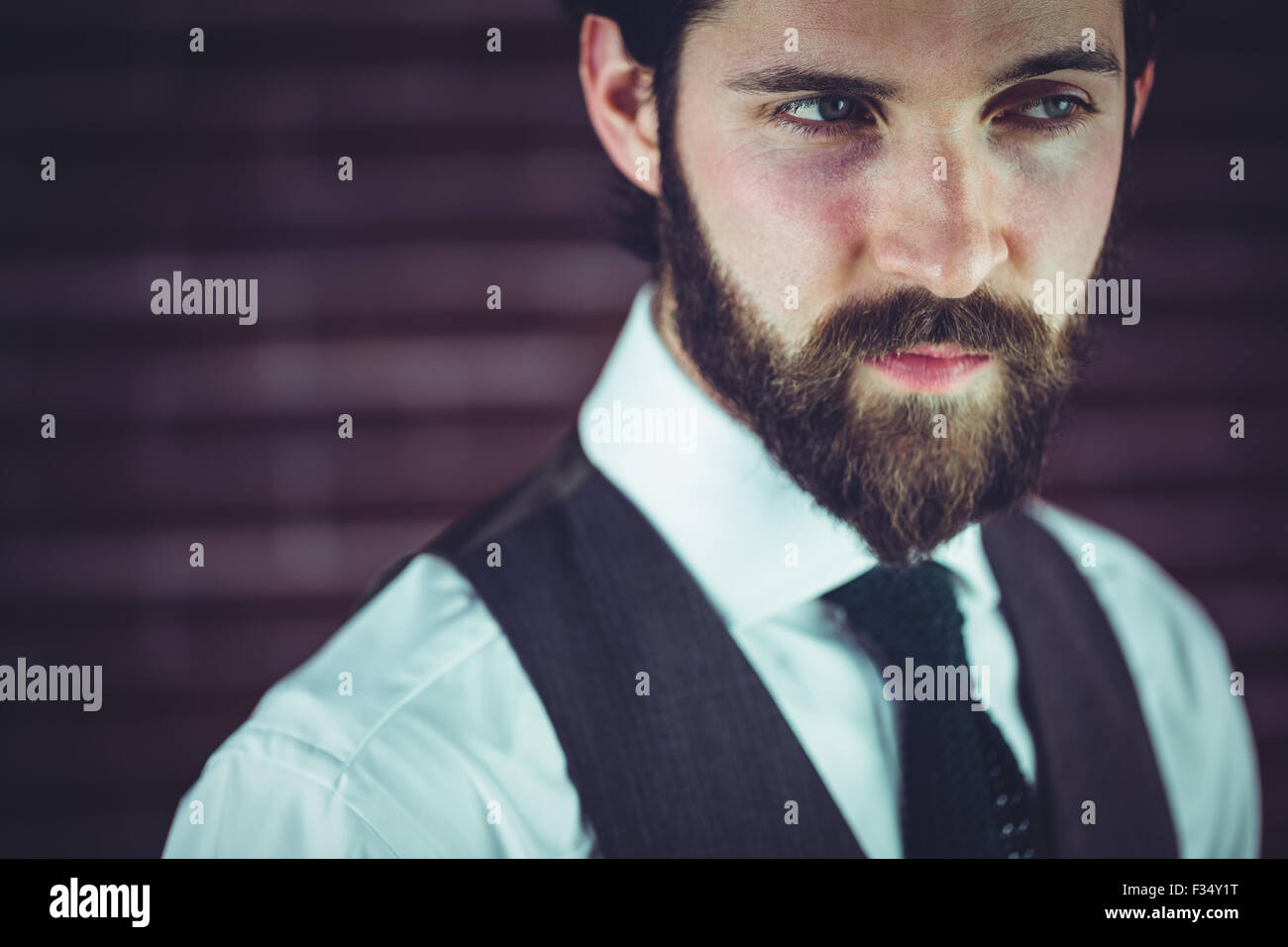 A smart man silently thinking Stock Photo - Alamy