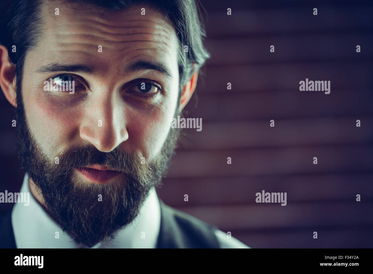 Close-up portrait of confident man Stock Photo - Alamy