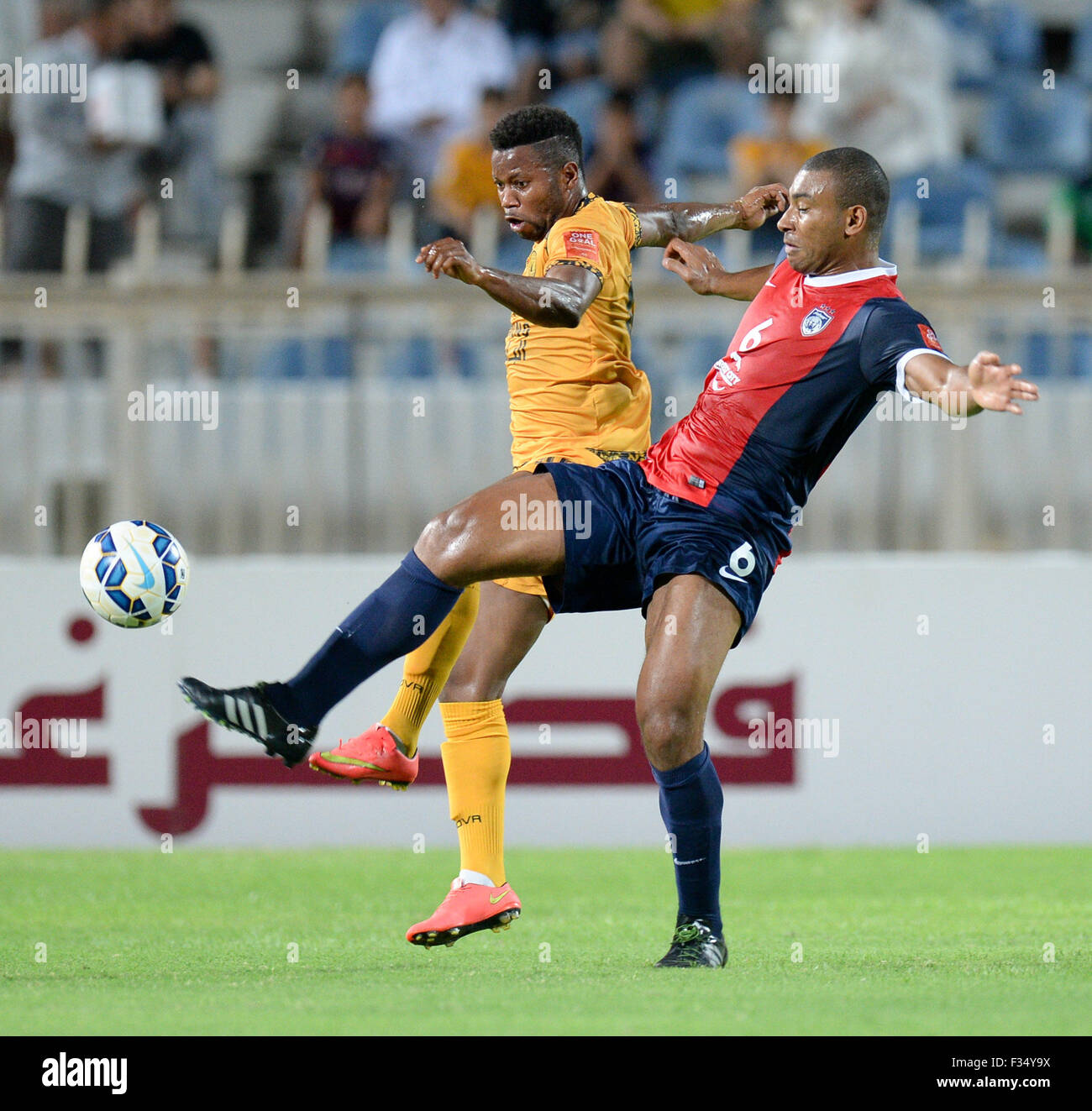 Kuwait City, Kuwait. 29th Sep, 2015. Fuakuputu Doris Salomo (L) of ...