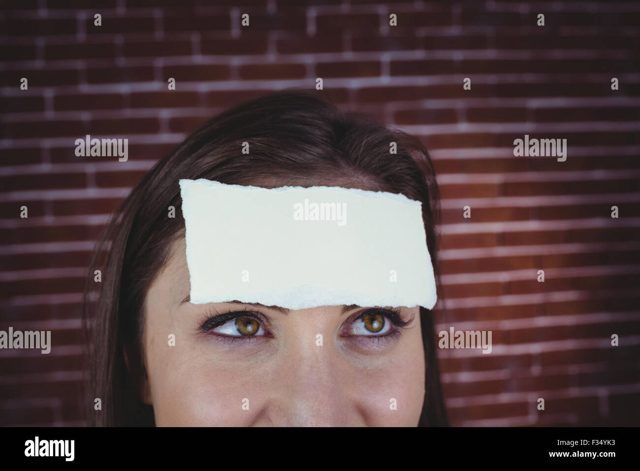 Paper on head hi-res stock photography and images - Alamy