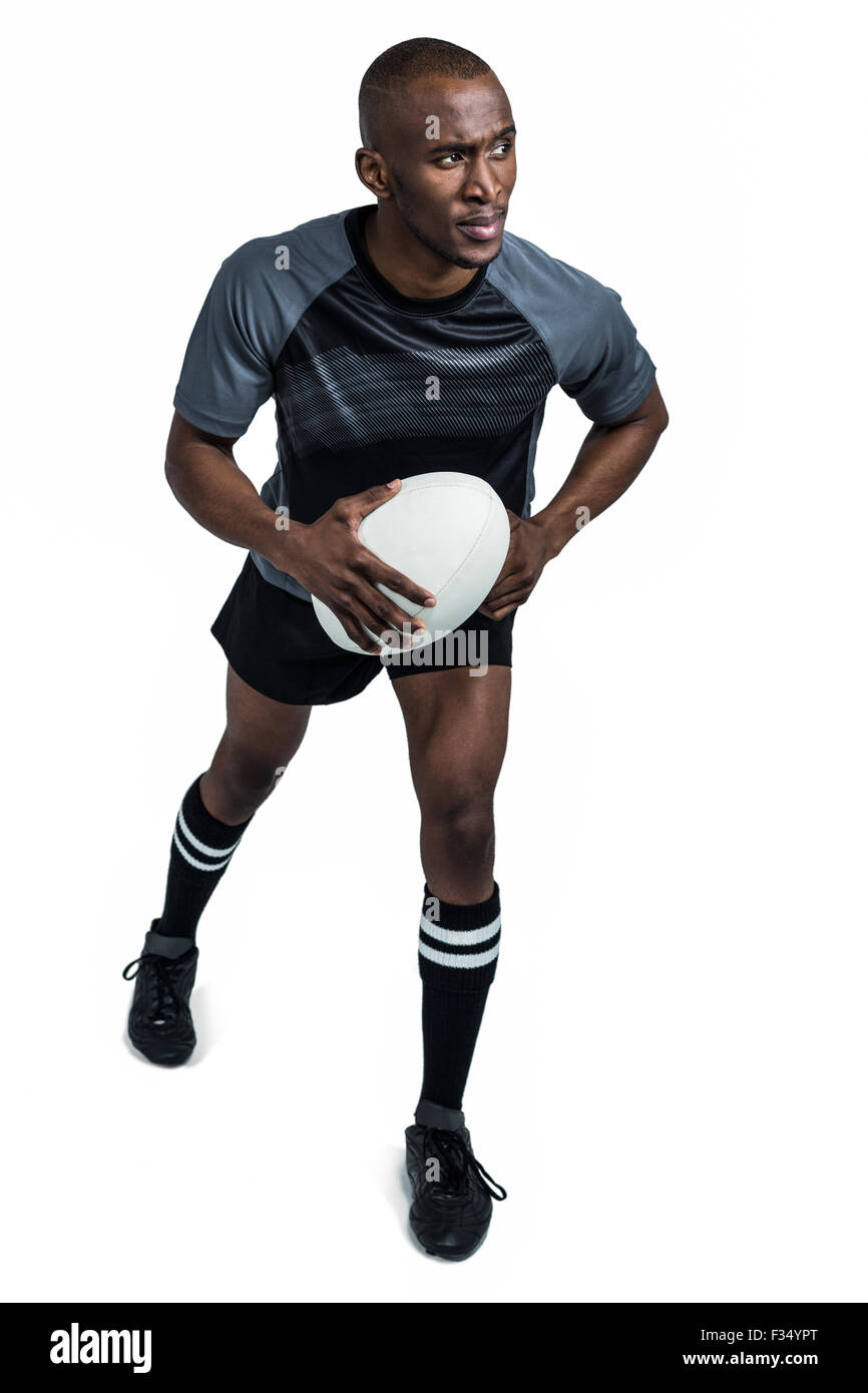 Rugby player running ball team hi-res stock photography and images - Alamy