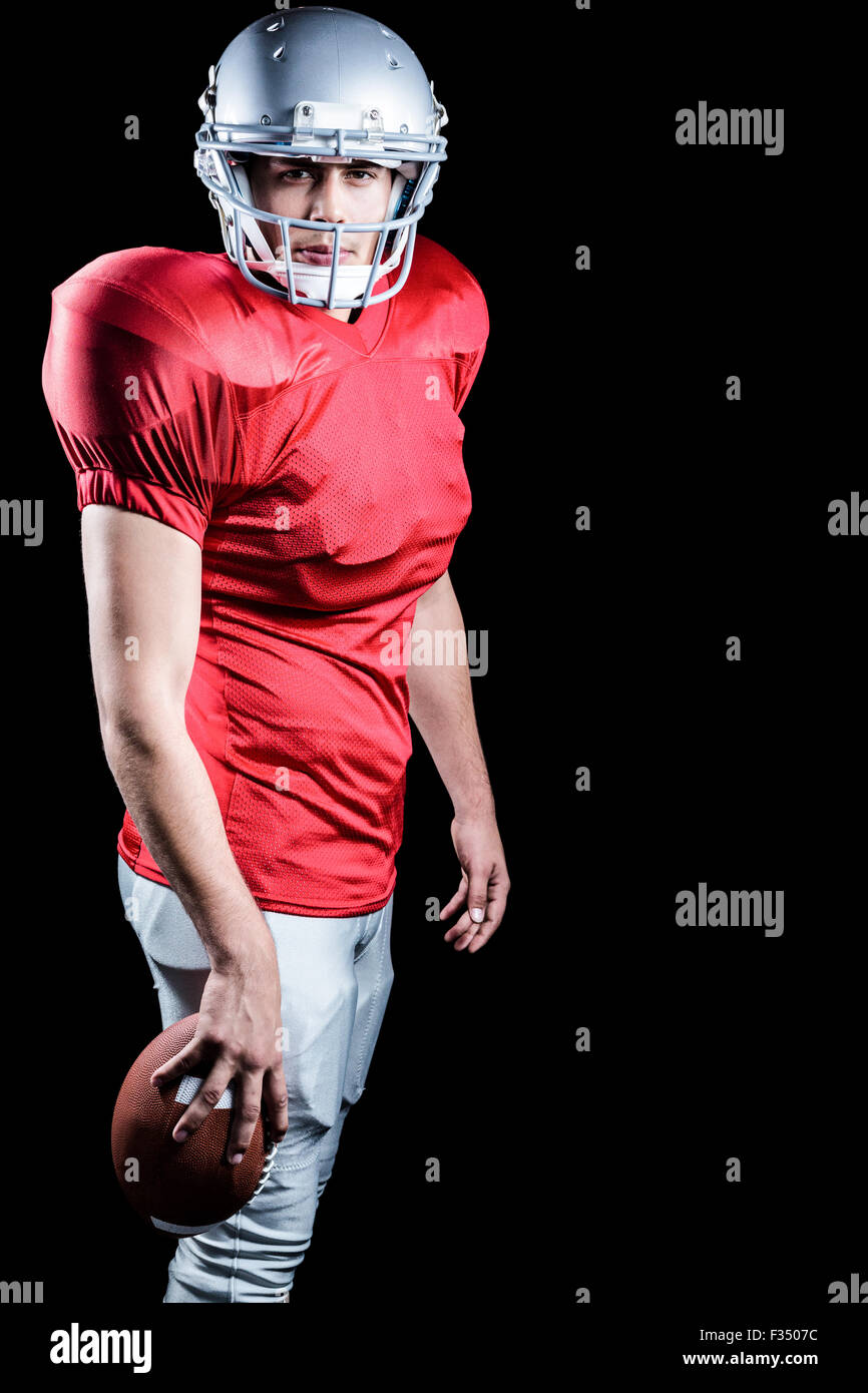 Confident male american football hi-res stock photography and images ...