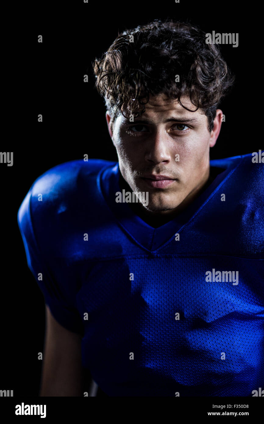 Portrait of serious sportsman Stock Photo - Alamy
