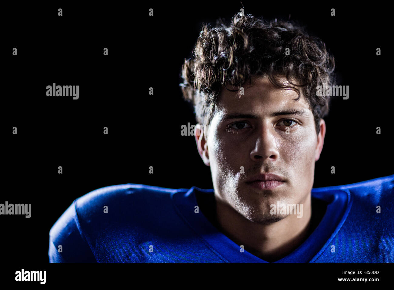 Close-up portrait of sportsman Stock Photo - Alamy