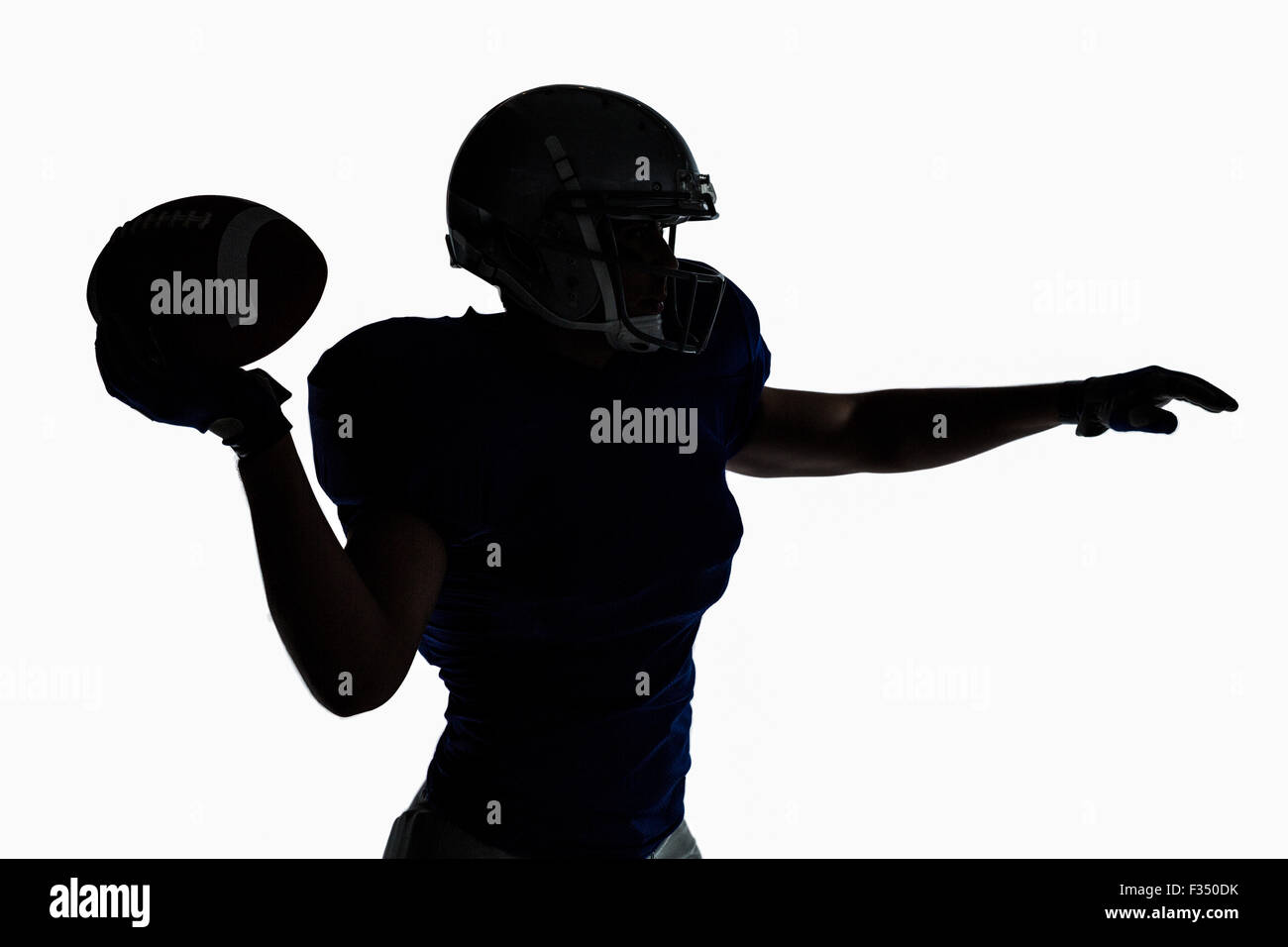 Throwing silhouette hi-res stock photography and images - Alamy