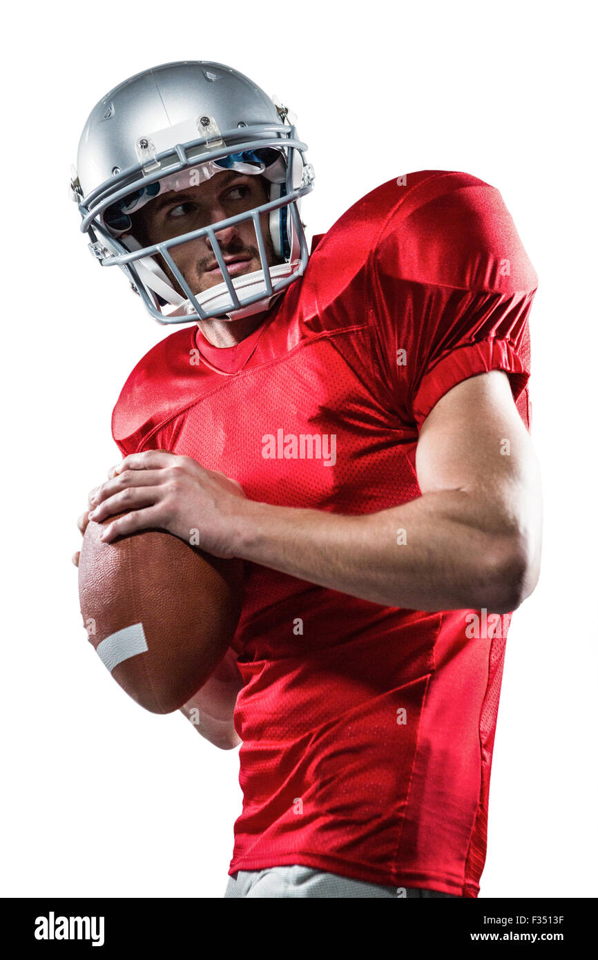Football player red uniform hi-res stock photography and images - Alamy