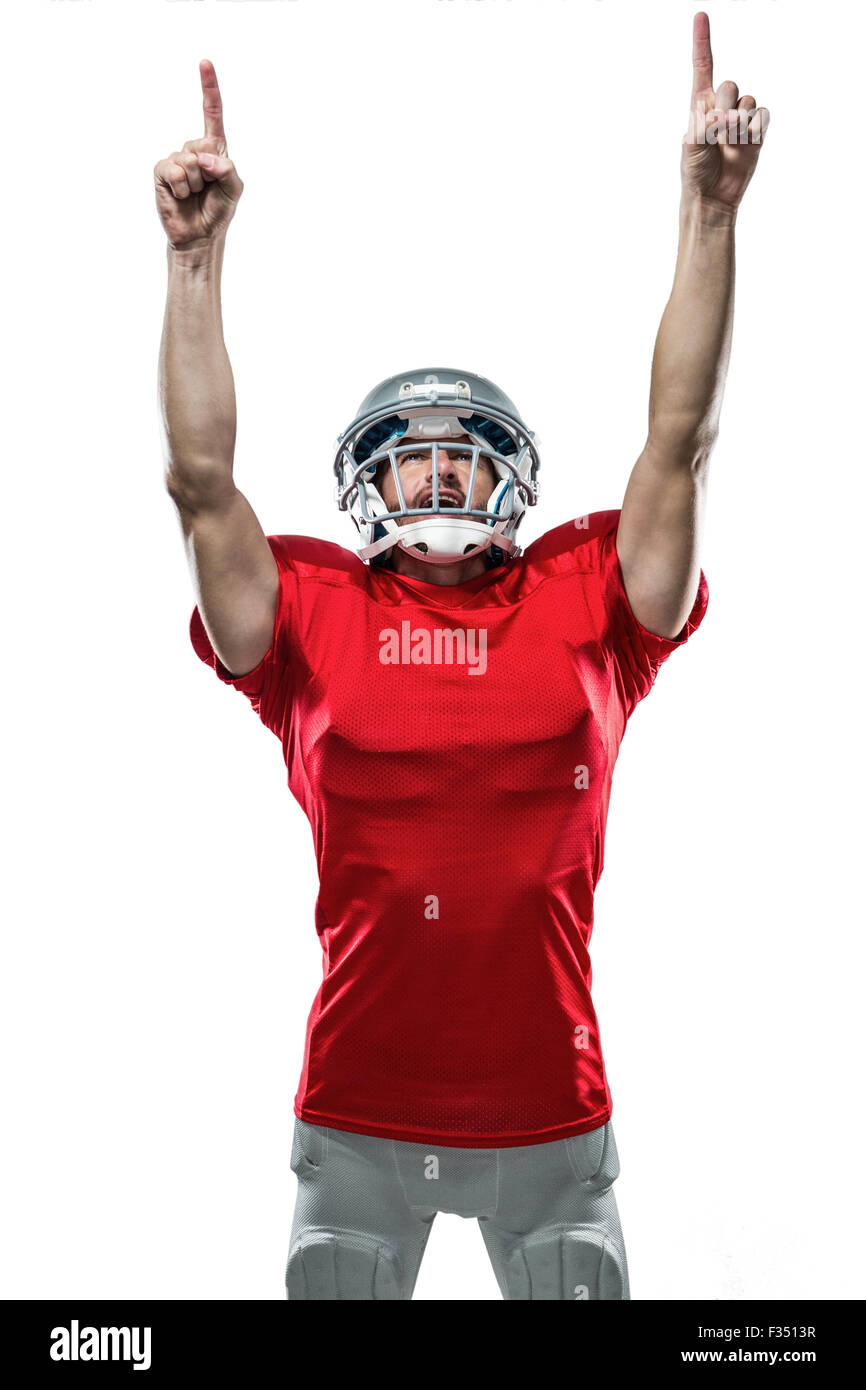 American football player finger pointing Cut Out Stock Images ...